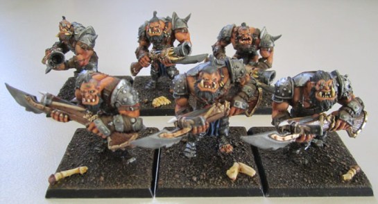 Mantic Ogre Shooters – Blunderbuss and Crossbows – Finished! | Azazel's ...