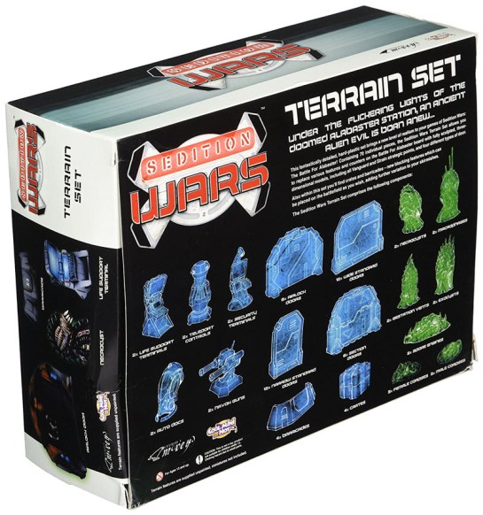 Sedition Wars Terrain Set Turrets | Azazel's Bitz Box.