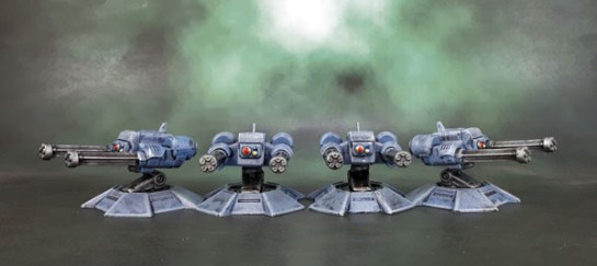 Sedition Wars Terrain Set Turrets | Azazel's Bitz Box.