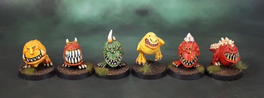 4th Edition WHFB Night Goblin Cave Squigs and Hunters/Herders (Kev ...