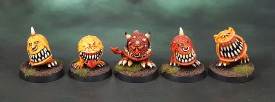 4th Edition WHFB Night Goblin Cave Squigs and Hunters/Herders (Kev ...