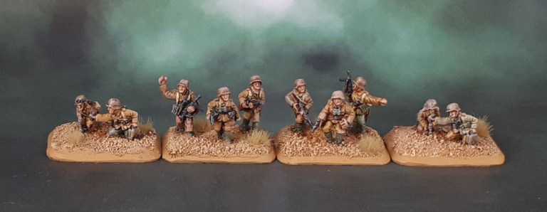 15mm Flames of War DAK Status Markers #4 & Platoon Command ...