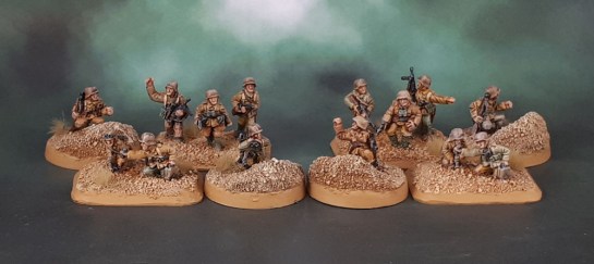 15mm Flames of War DAK Status Markers #4 & Platoon Command ...