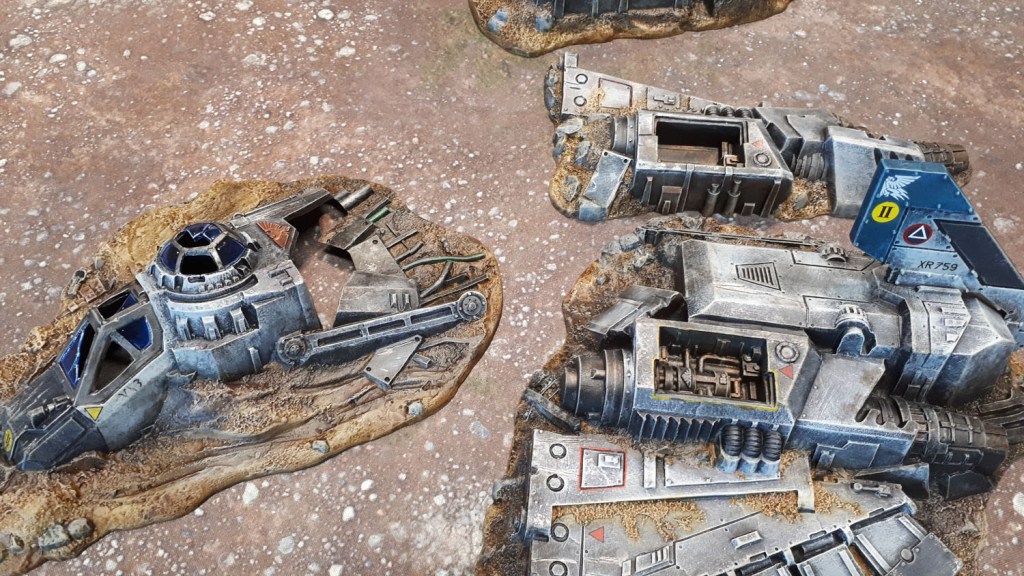 Battle for Macragge Crashed Aquila Lander (40k 4th Ed Starter Set ...