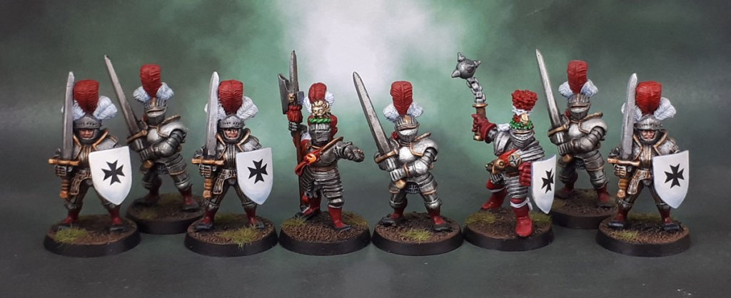 Reiksgard Foot Knight Commanders | Azazel's Bitz Box.