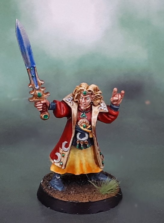 High Elf Mage with Sword (Gary Morley, 1998) | Azazel's Bitz Box.