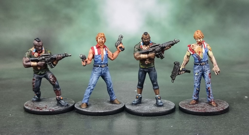 Zombicide Survivors “Leroy” (Mr. T) & “Chaz” (Chuck Norris) | Azazel's ...