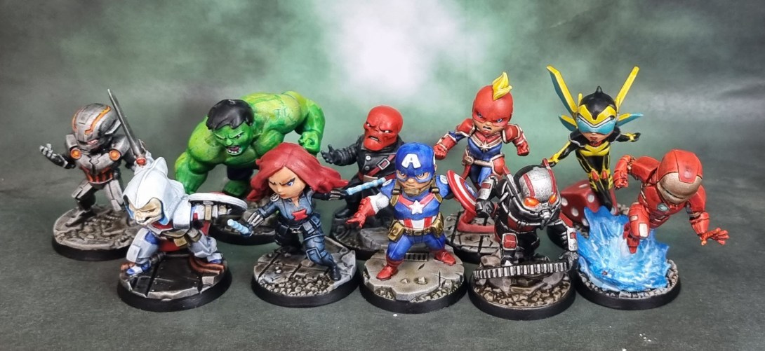 Marvel United: Painted Core Set | Azazel's Bitz Box.