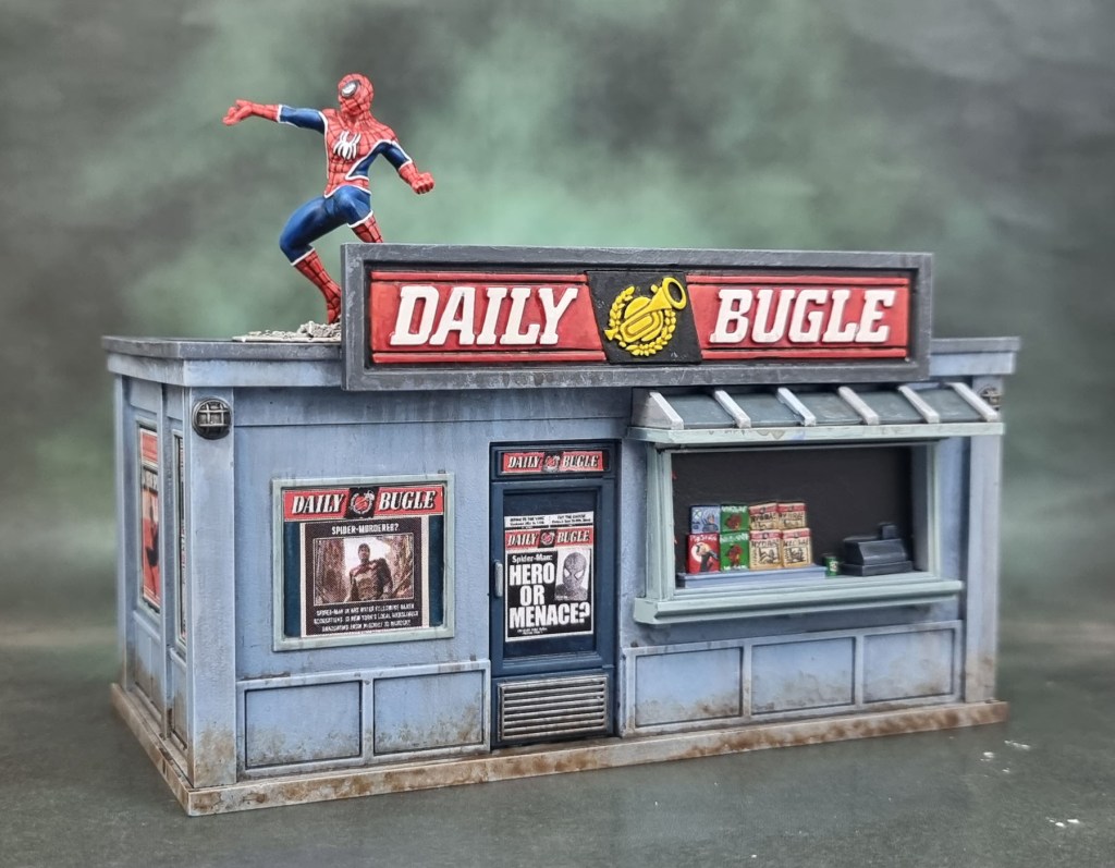 Marvel Crisis Protocol Terrain: Daily Bugle Newsstand | Azazel's Bitz Box.