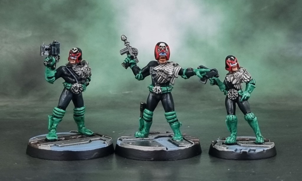 Mongoose/Foundry Judge Dredd Miniatures: Judge Anderson, Judge DeMarco ...