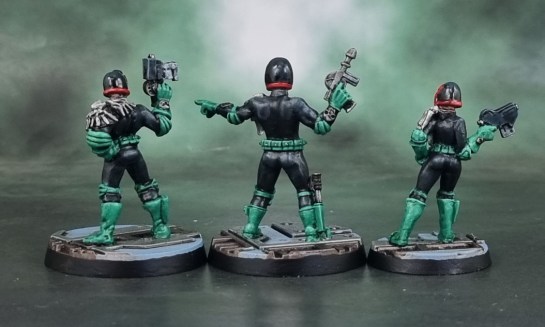 Mongoose/Foundry Judge Dredd Miniatures: Judge Anderson, Judge DeMarco ...