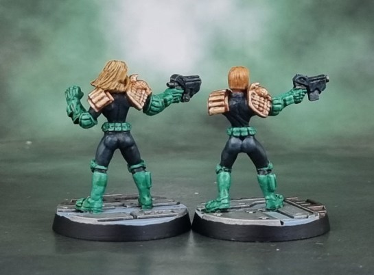Mongoose/Foundry Judge Dredd Miniatures: Judge Anderson, Judge DeMarco ...