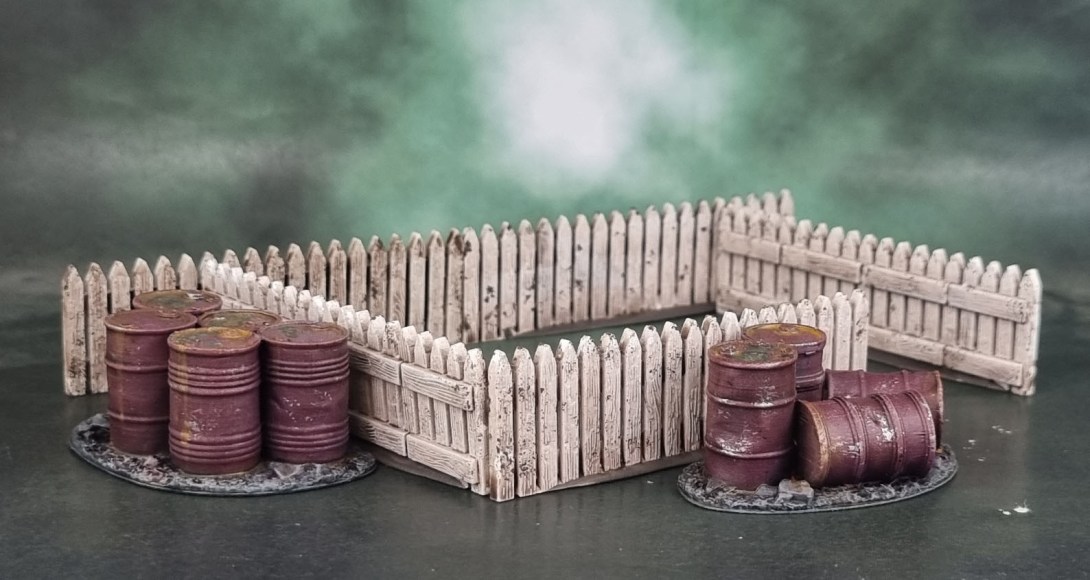 Mantic Terrain Crate (Mars Attacks!): Picket Fences | Azazel's Bitz Box.