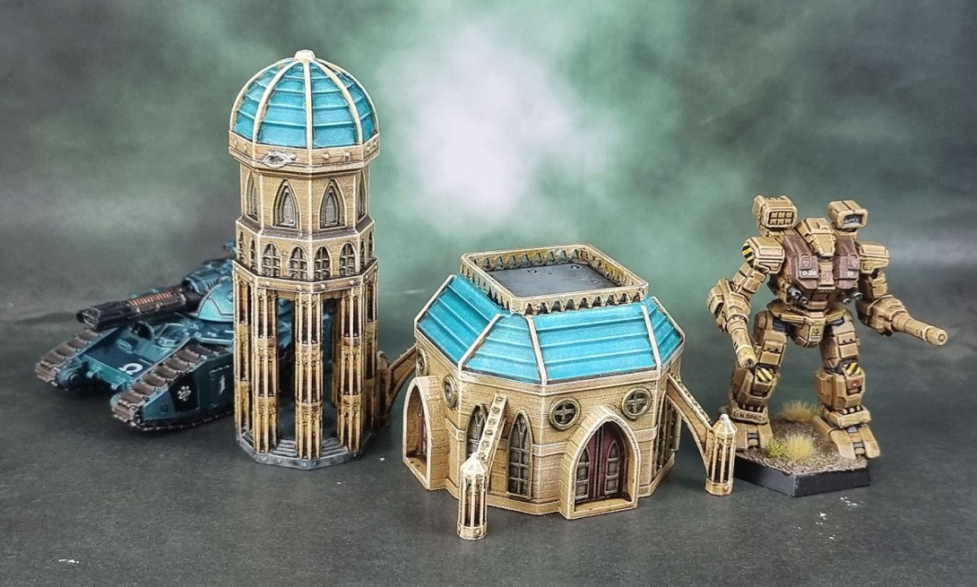 Fabricator’s Lair 3D Prints- Epic Sector: Sanctuary Small Buildings ...